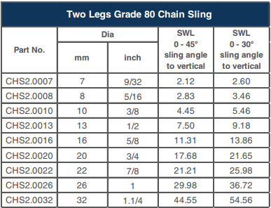 Lifting Chain Slings 02 Legs, UAE - Dutest Dutest